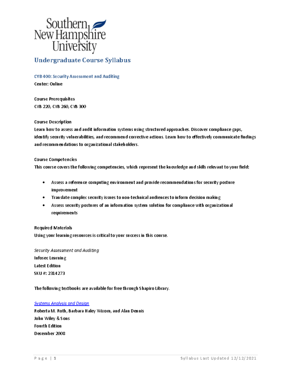 module 310 cyb project two assignment 2015/2016 - Undergraduate Course ...