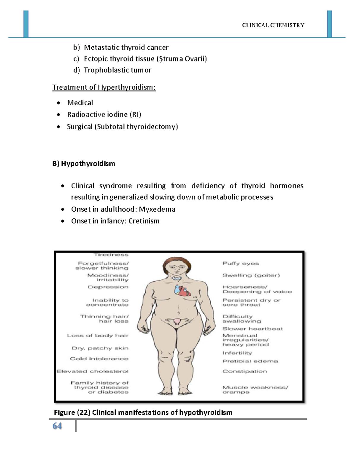 Lecture 7 Clinical Pathology (RENAL DISEASE) - 64 b) Metastatic thyroid ...