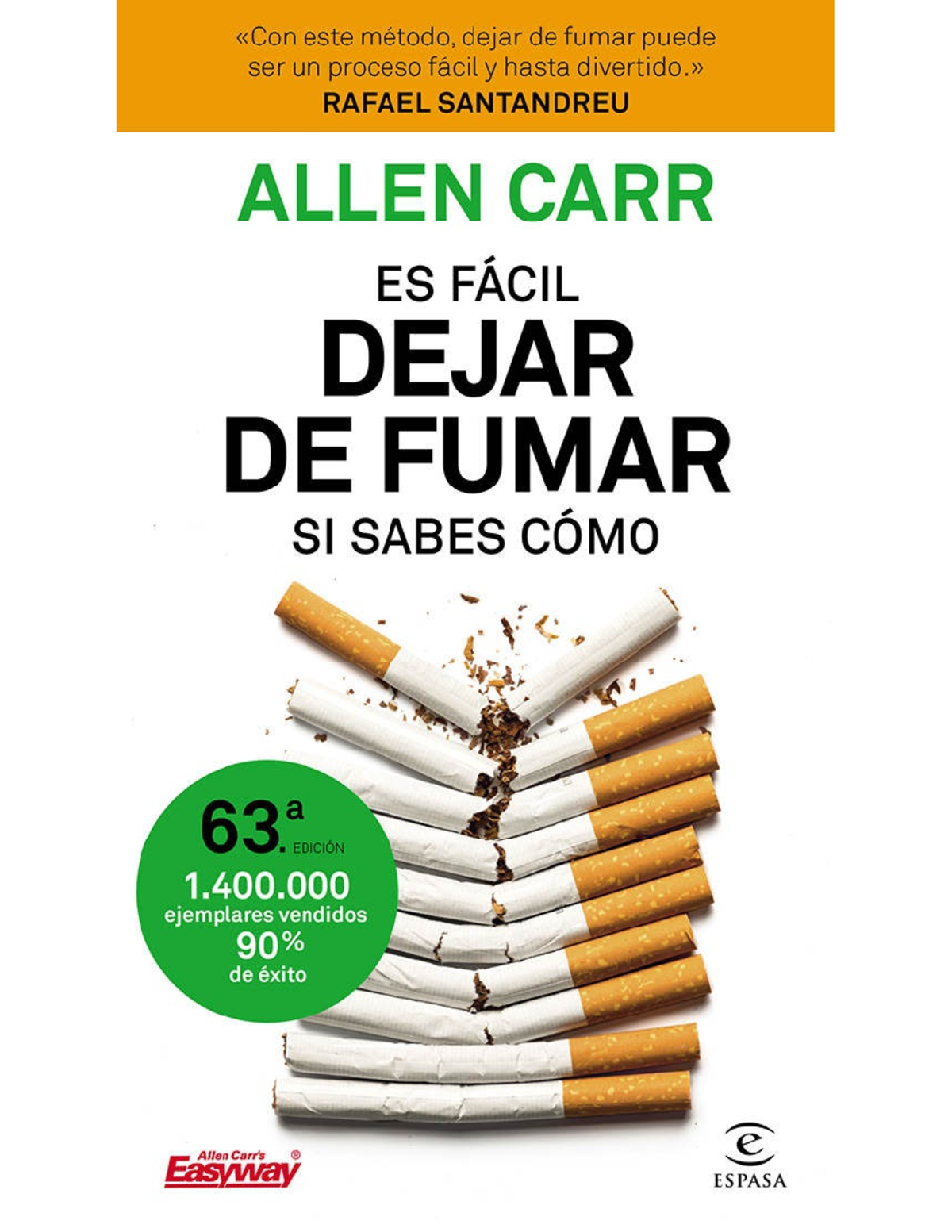 Es fácil dejar de fumar, si sabes cómo Spanish Edition Allen Carr ...