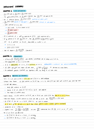 Chapter-1-Note - Lecture notes 1 - Calculus and ordinary differential ...