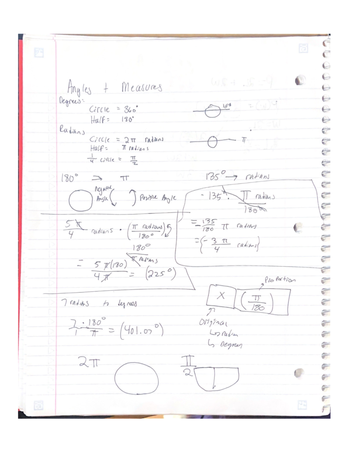 Angles And Measures And Arc Length Area Speed - MATH 130 - Studocu