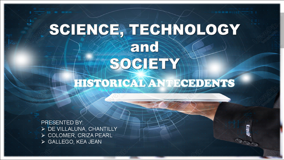 STS- Anticedents- Inventions - PRESENTED BY: Ø DE VILLALUNA, CHANTILLY ...