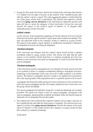 F8 Affaf Noor notes - Knowledge summary Assurance The practitioner ...