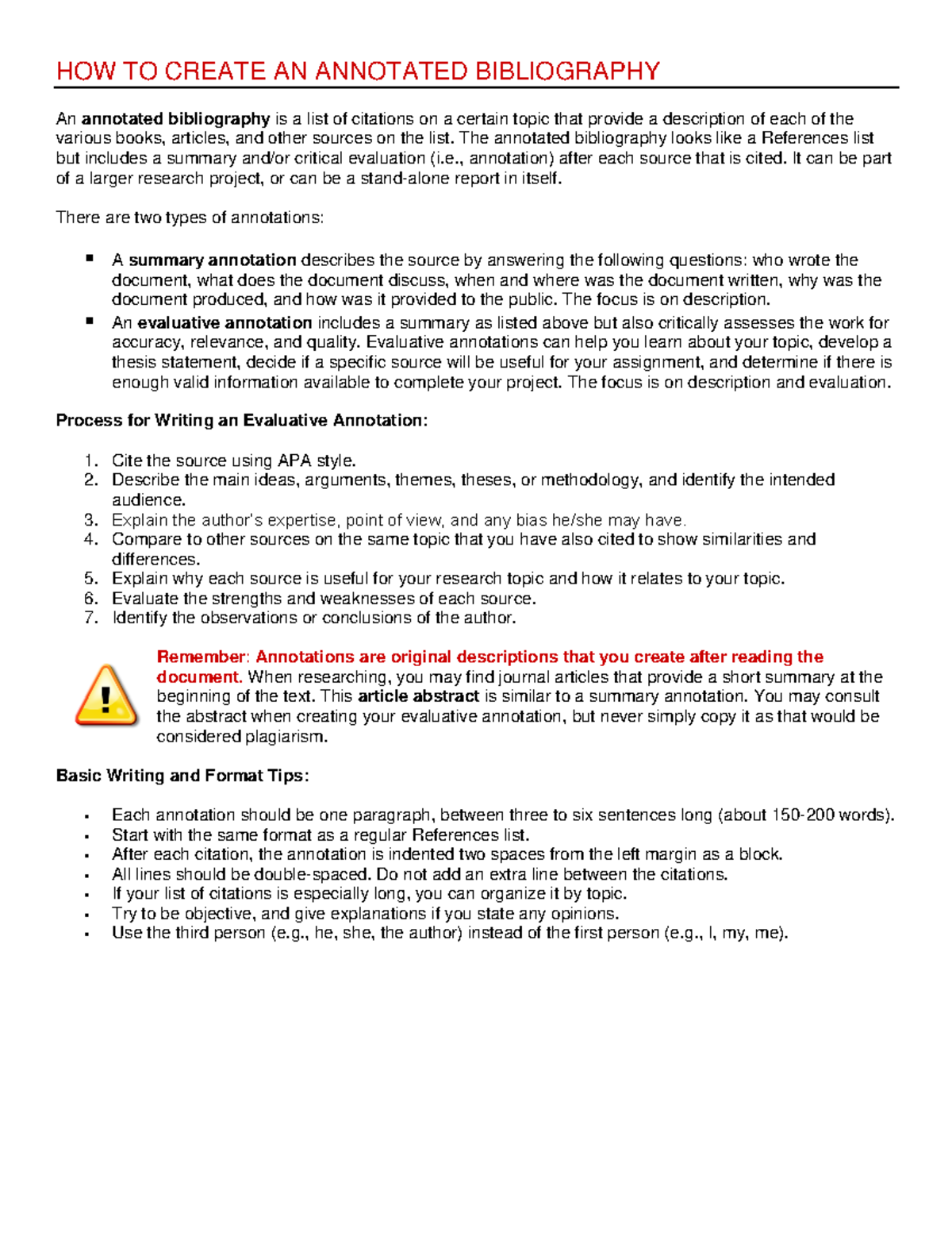 Annotated-Bibliography-Reading - HOW TO CREATE AN ANNOTATED ...