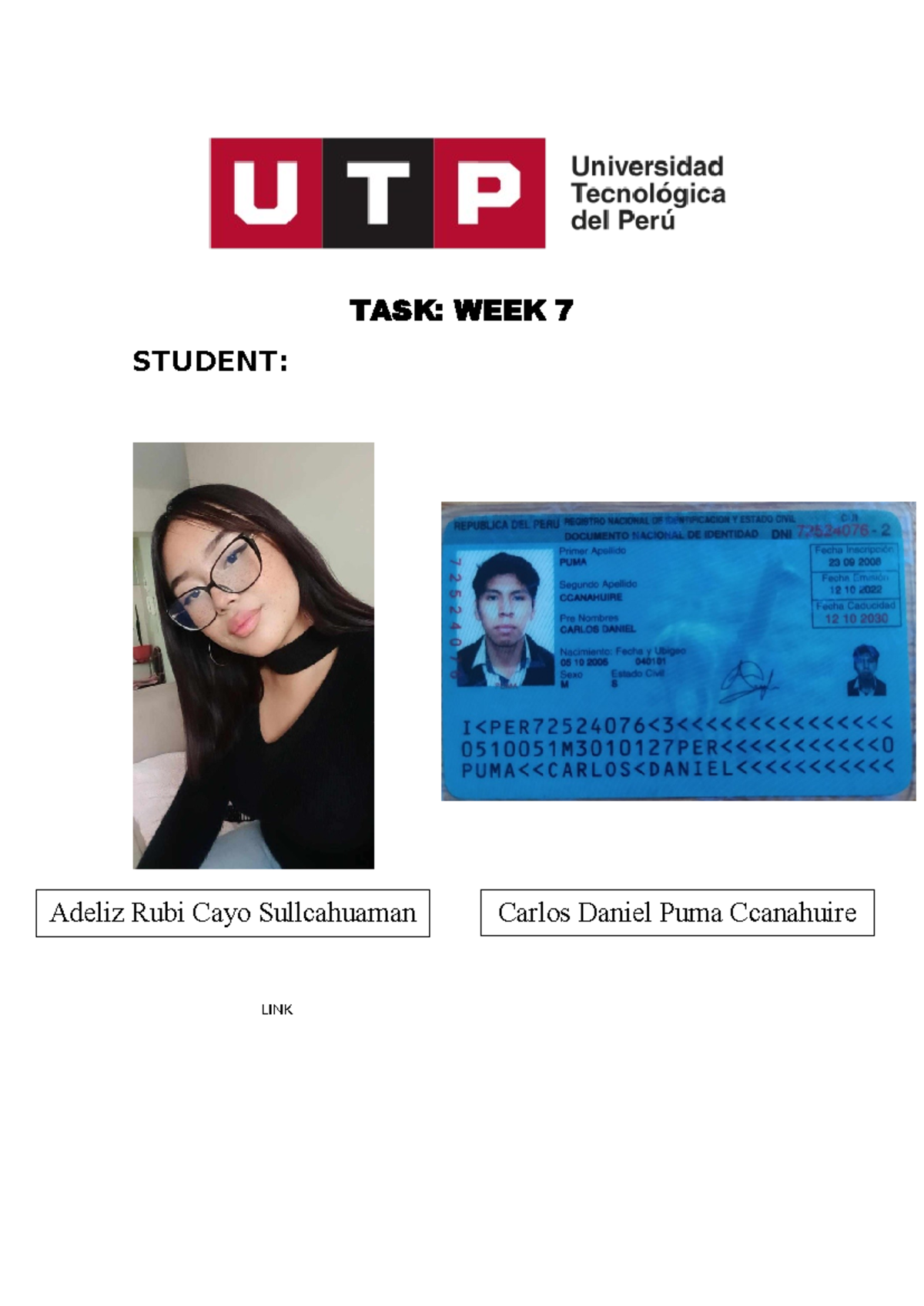 Ingles TASK 7 - espero te ayude :D - Ingles III - TASK: WEEK 7 STUDENT: Adeliz Rubi Cayo - Studocu