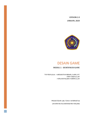 Modul 4 attachment - Desain Game - DESAIN GAME MODUL 4 – MEMBUAT ...