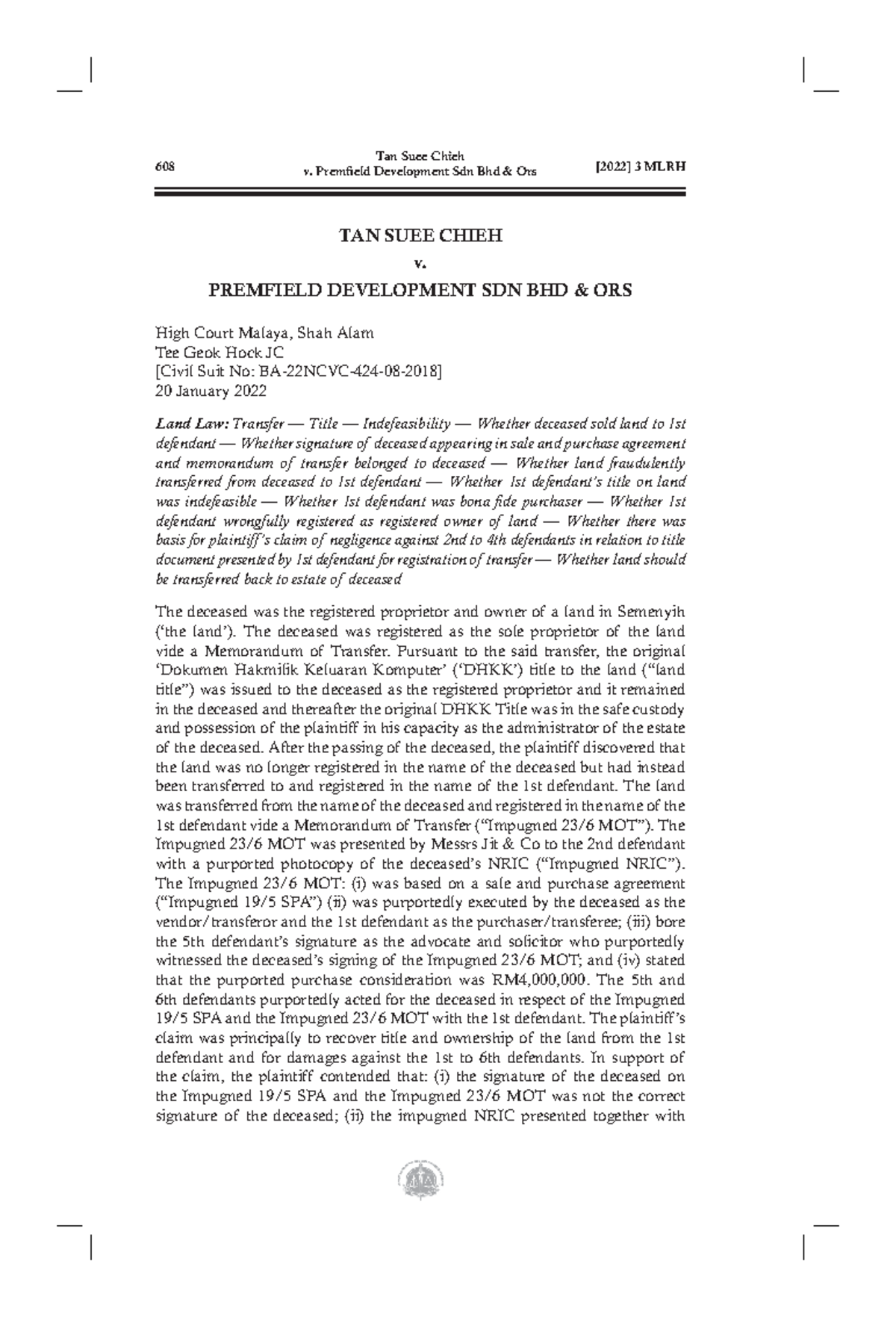 Cases Pdf Opener.aspx - Case on fraud and forgery The deceased was the registered proprietor and ...