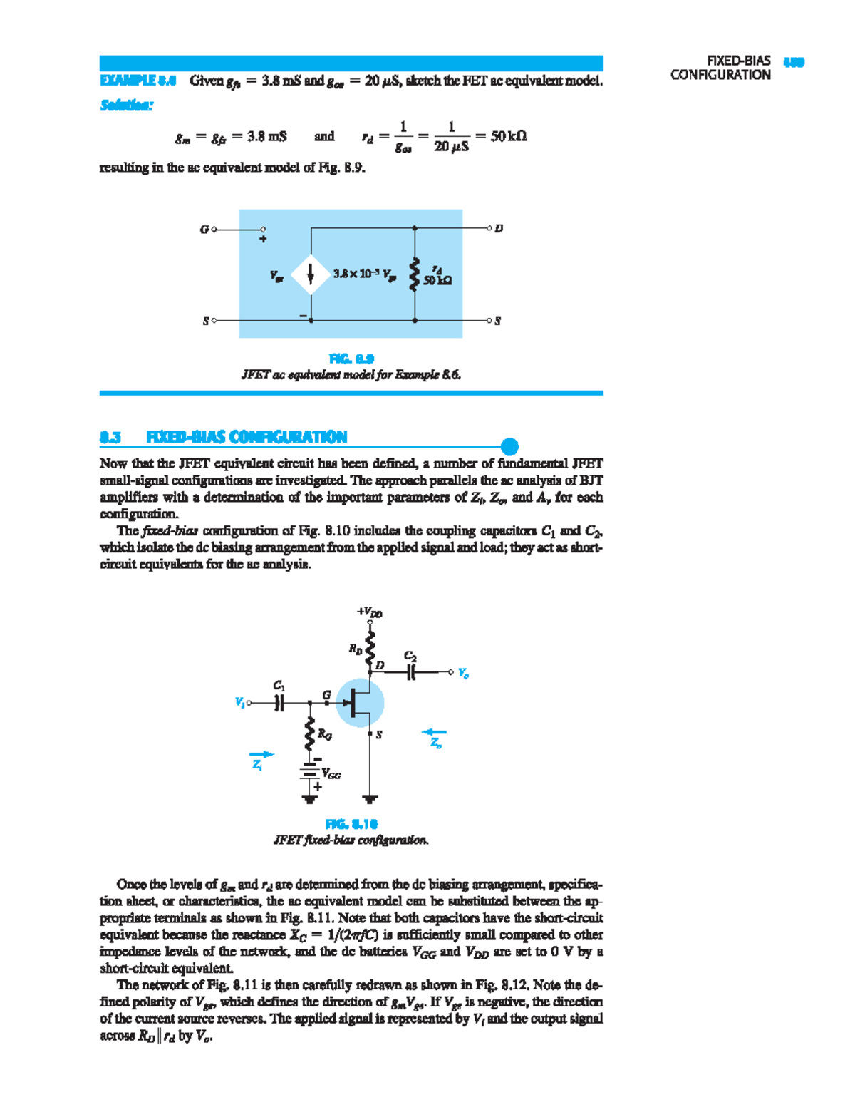 Fixed-BIAS Configuration Examples - Electronic Circuit: devices and ...