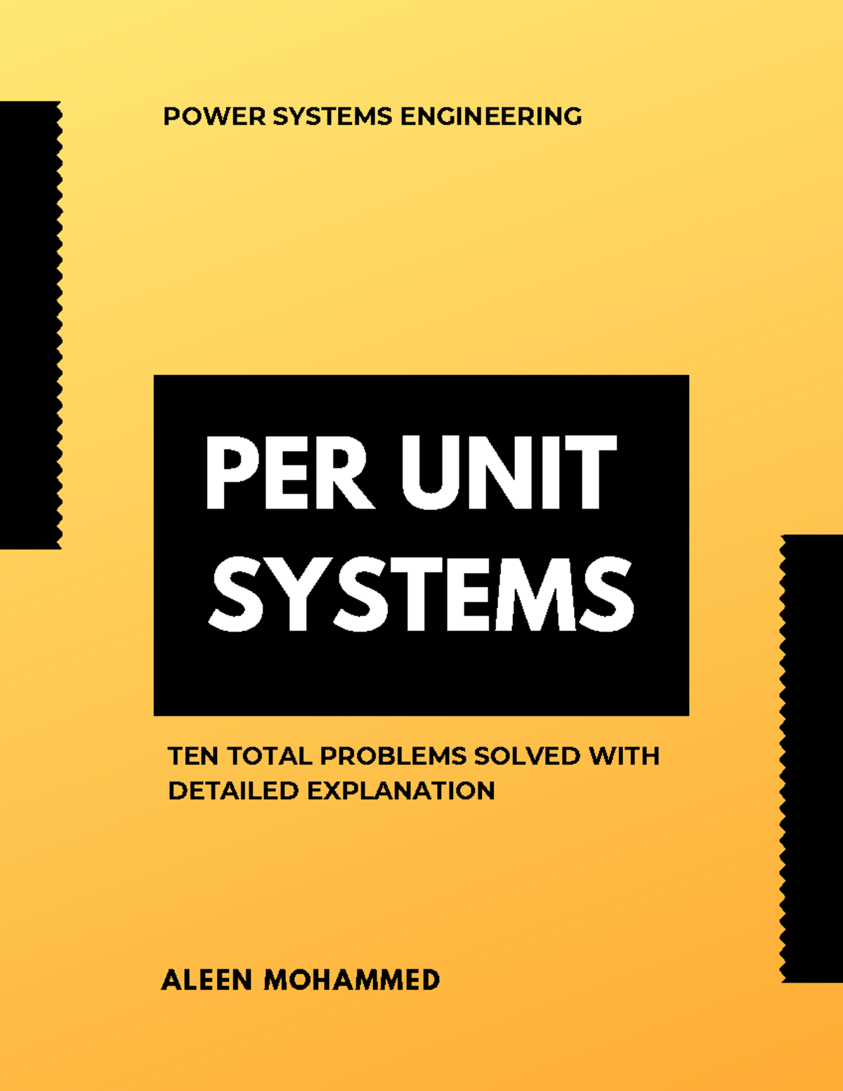 PER UNIT Systems Rev - PU Notes - PER UNIT SYSTEMS TEN TOTAL PROBLEMS ...