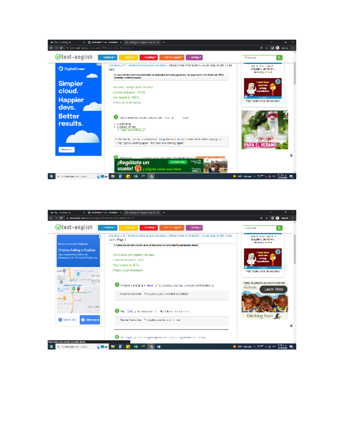 Grammar 2.1 AND Grammar 2.2 Review - CHS06A1 - Studocu