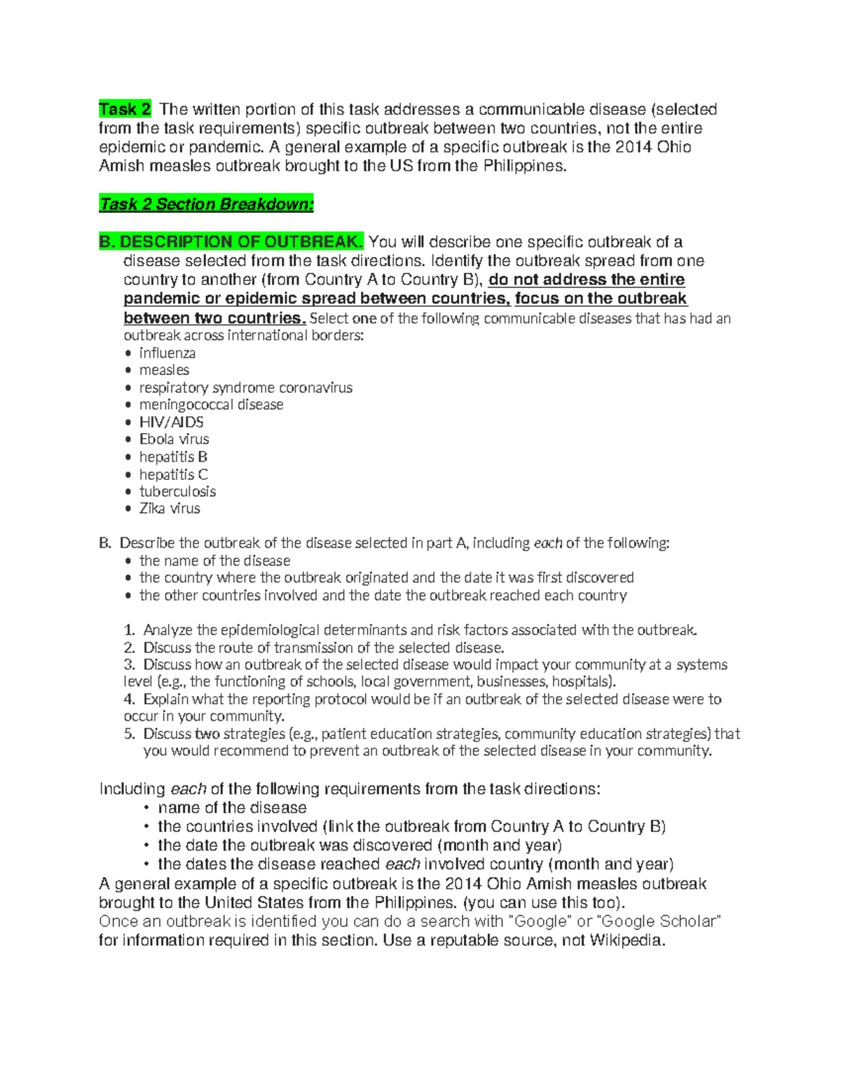 Community Health C228 Task 2 Task 2 The Written Portion Of This Task community-health-c228-task-2-task-2-the-written-portion-of-this-task