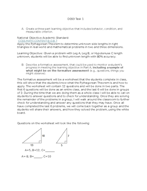C972 Task 2 - Task 2 Passed - C972 Task 2 A. Use only the analytic methods included in the ...