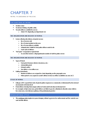 Chapter 1 – Police and Society - CHAPTER 1 – POLICE & SOCIETY ...