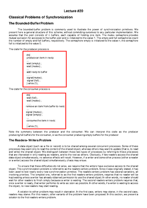 CS 2002 OS Lesson Plan - OS Course Handout - 1 | P a g e Operating ...