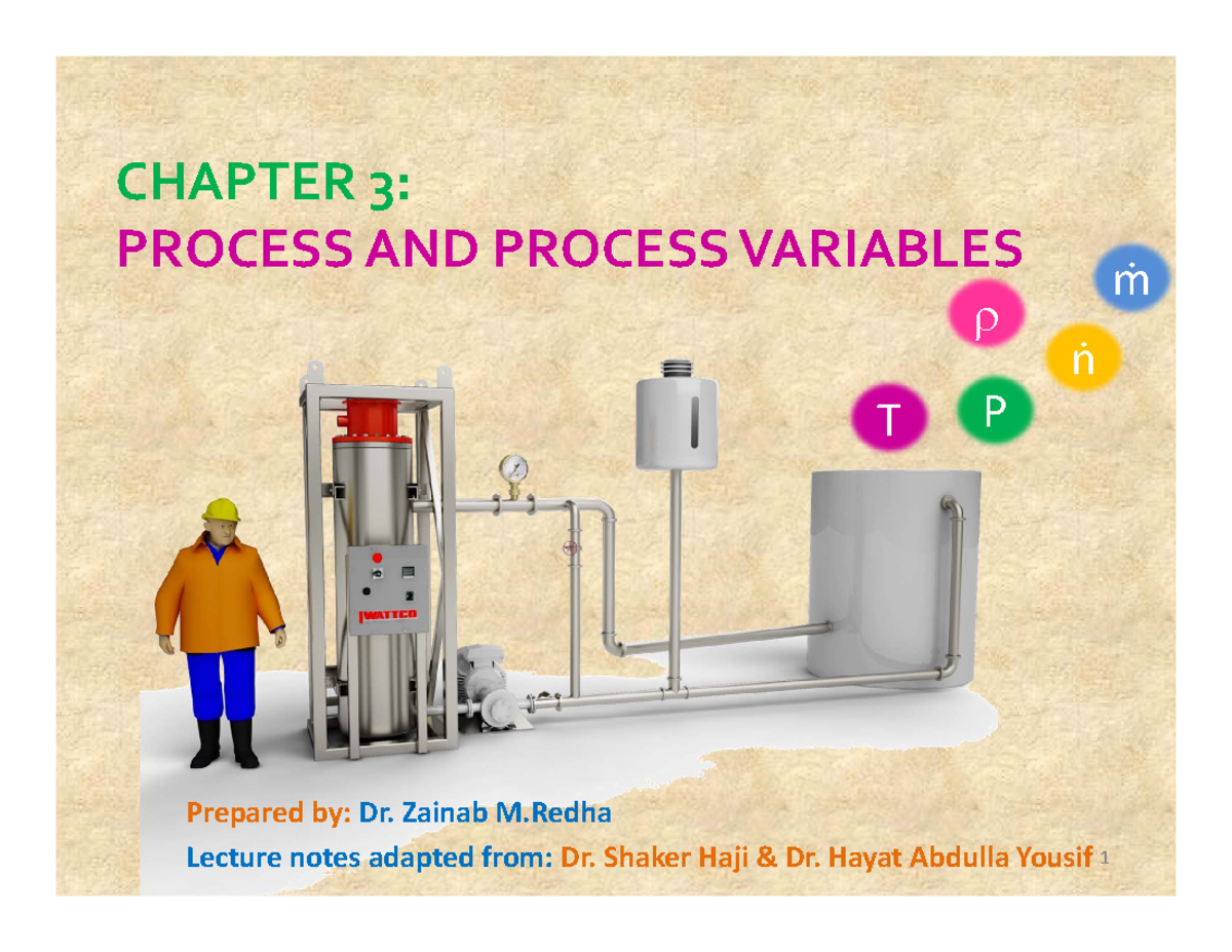 7 - Lec note - T P ṁ ṅ CHAPTER 3: PROCESS AND PROCESS VARIABLES ...