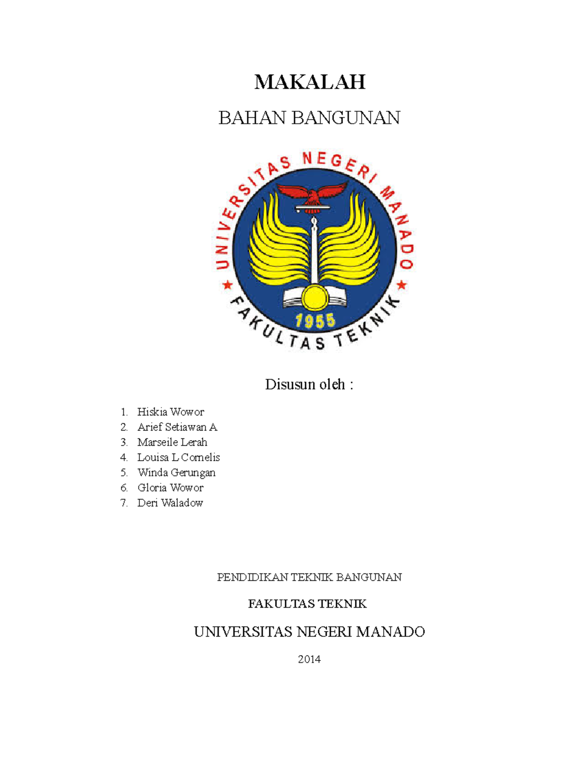 Bahan Bangunan makalah tentang batu docx - MAKALAH BAHAN BANGUNAN ...