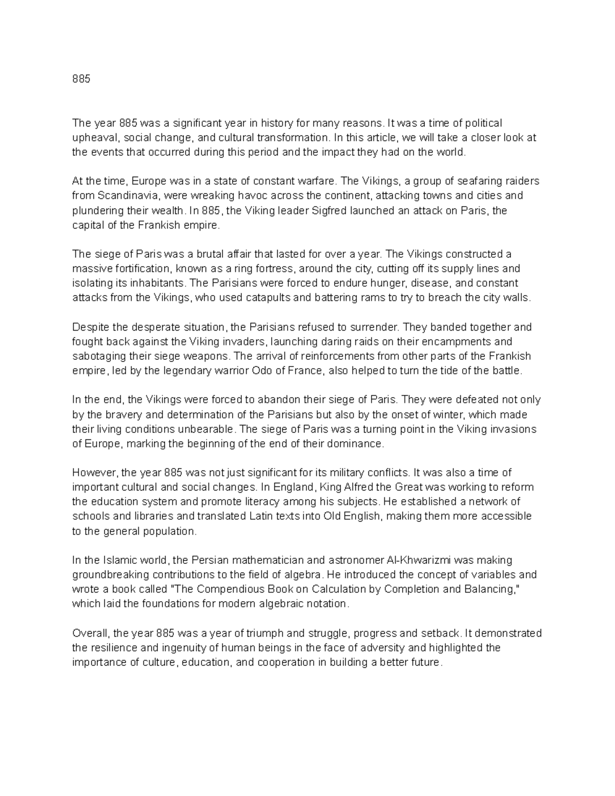 703 - 2023-05-01T205639 - 885 The year 885 was a significant year in ...