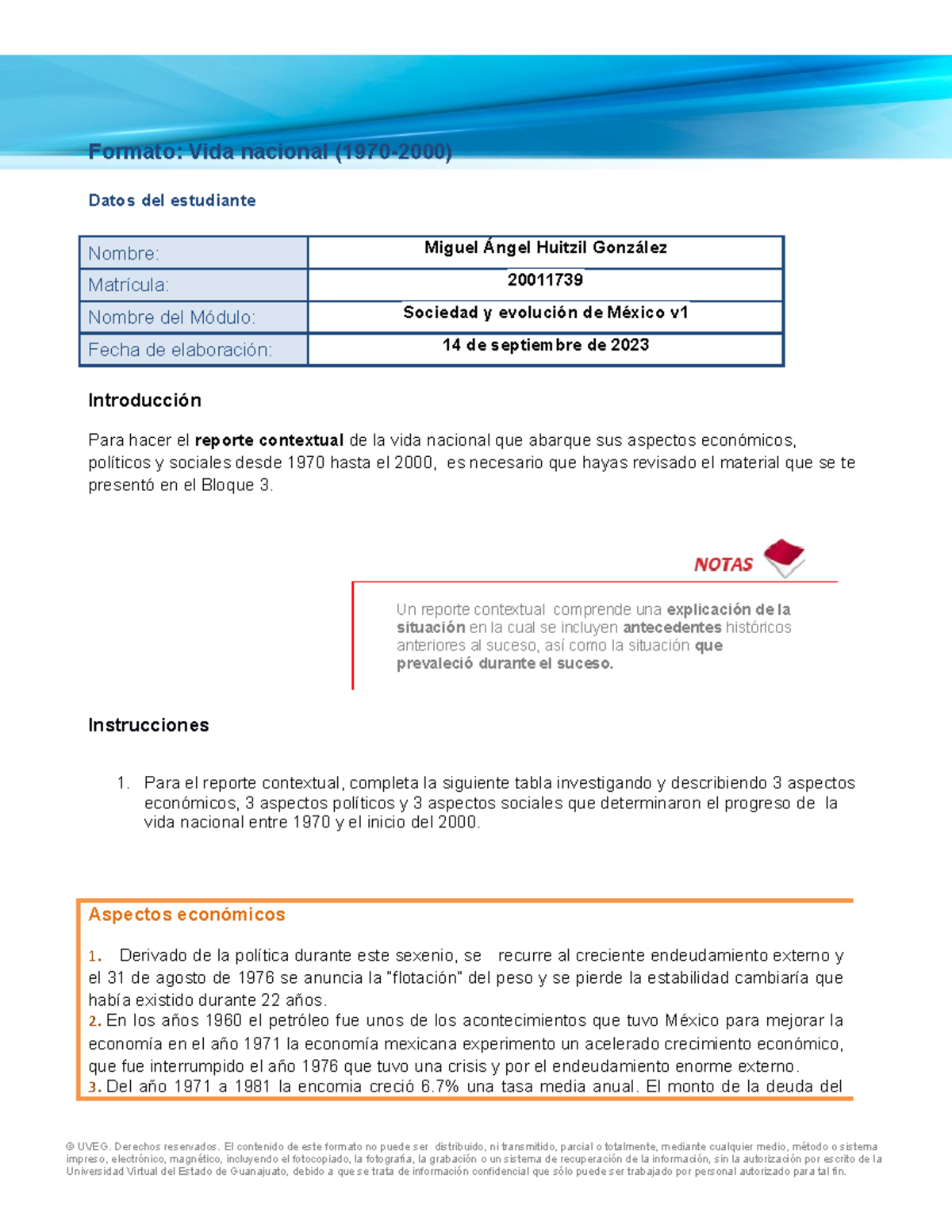 Huitzil Miguel Vida Nacional - Formato: Vida nacional (1970-2000) Datos ...