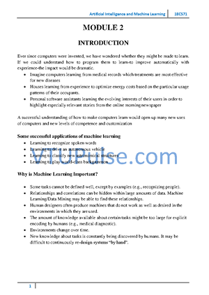 AIML notes for 18cs71 - VTUPulse Module 1 ARTIFICIAL INTELLIGENCE What ...