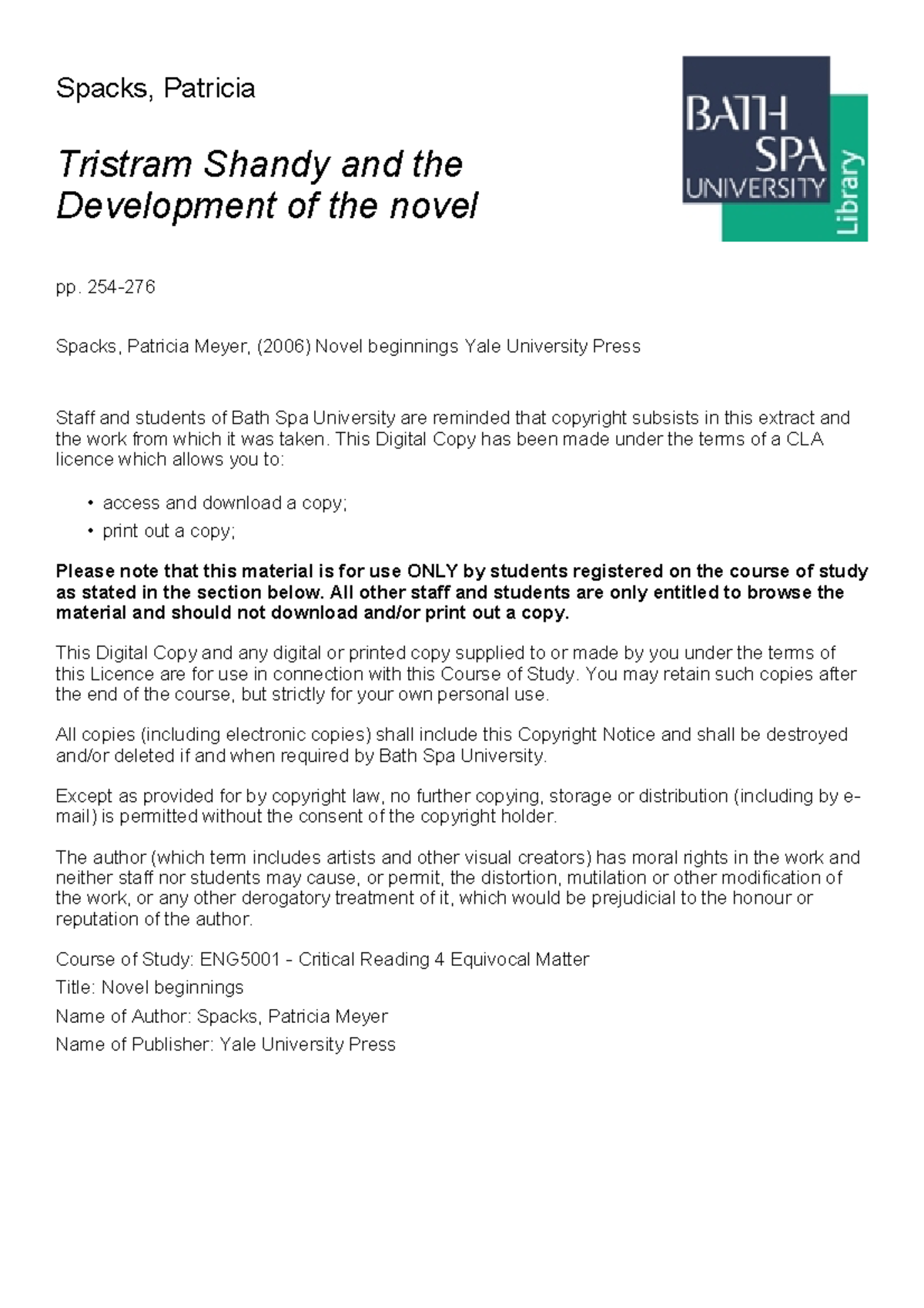 E66ffc8ebfd644c9934a0092446 e229b - • • Spacks, Patricia Tristram ...