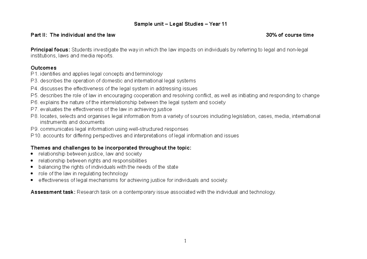 Legal-studies-year-11-sampleu-pt2 - Sample unit – Legal Studies – Year ...