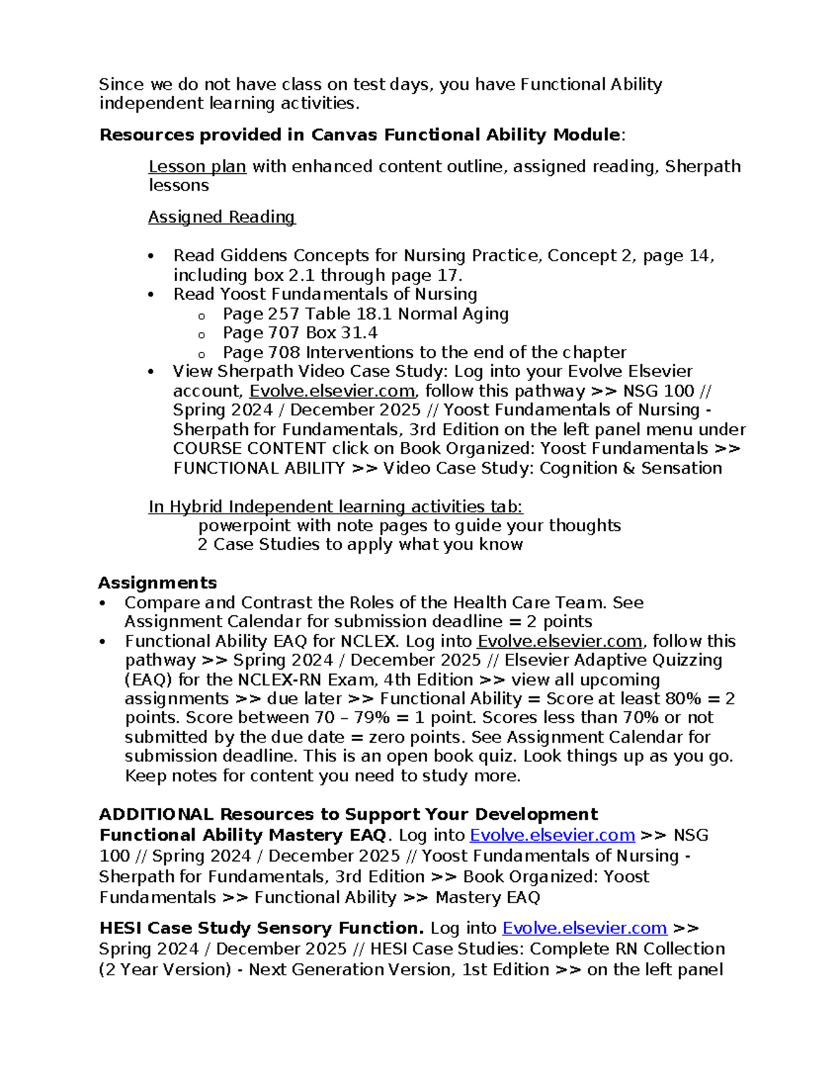 Hybrid Independent Learning Activities Functional Ability - Since we do ...