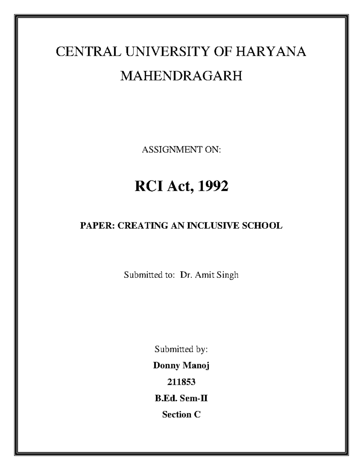 Rci 1992 final - DETAILED PRESENTATION ON FUNCTIONS AND ...