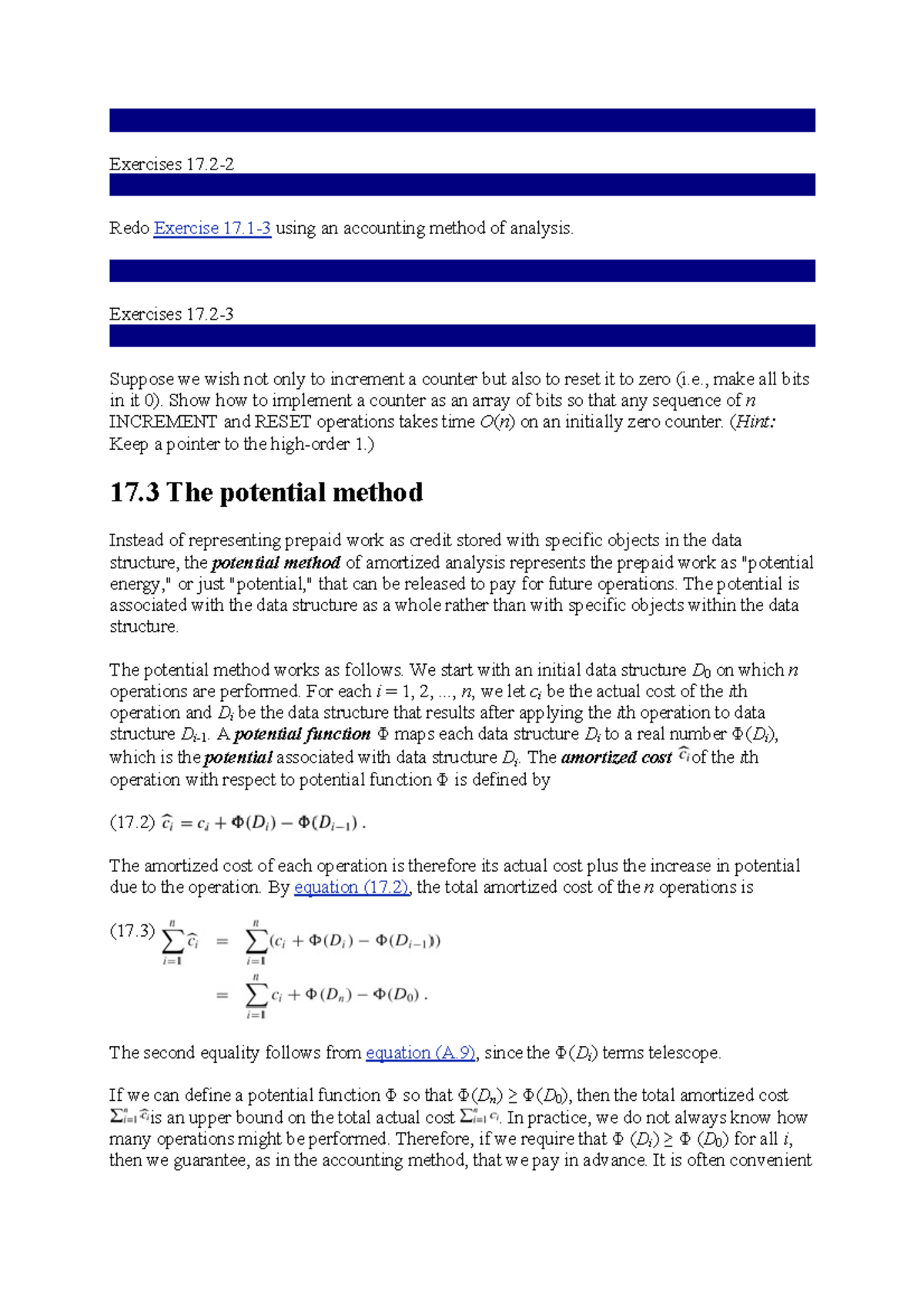 Algorithm Part 5 Greedy A Lgorithm Chapter 173 Exercises 17 Redo