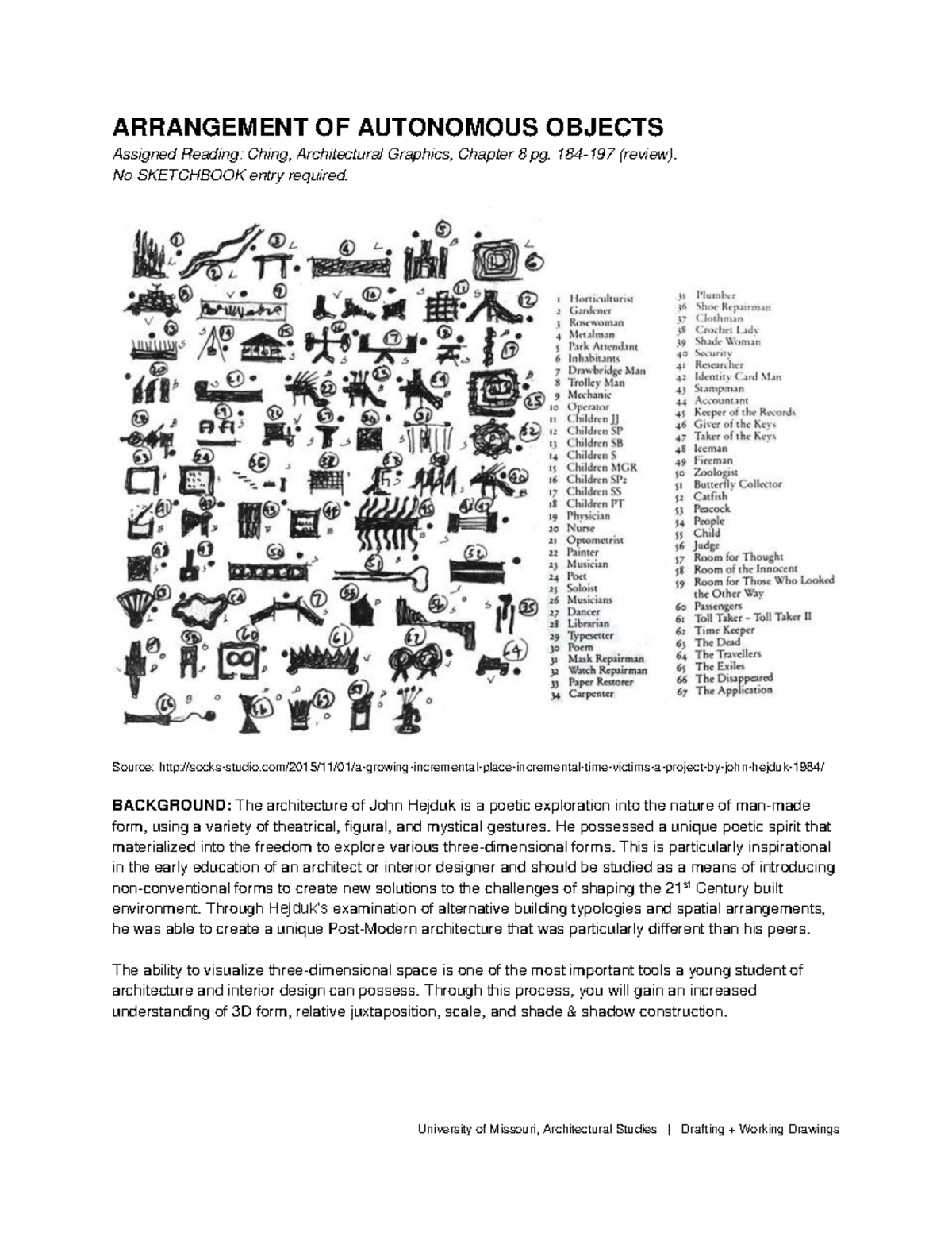 Project 03 - Arrangement OF Autonomous Objects - University of Missouri ...