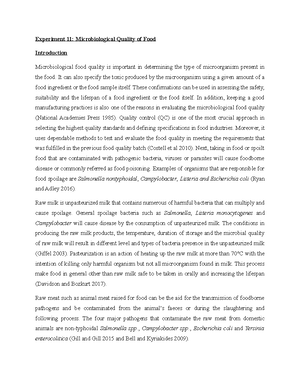 BTH 2830 report 1 - This was during the MCO - Report 1: Bacterial ...