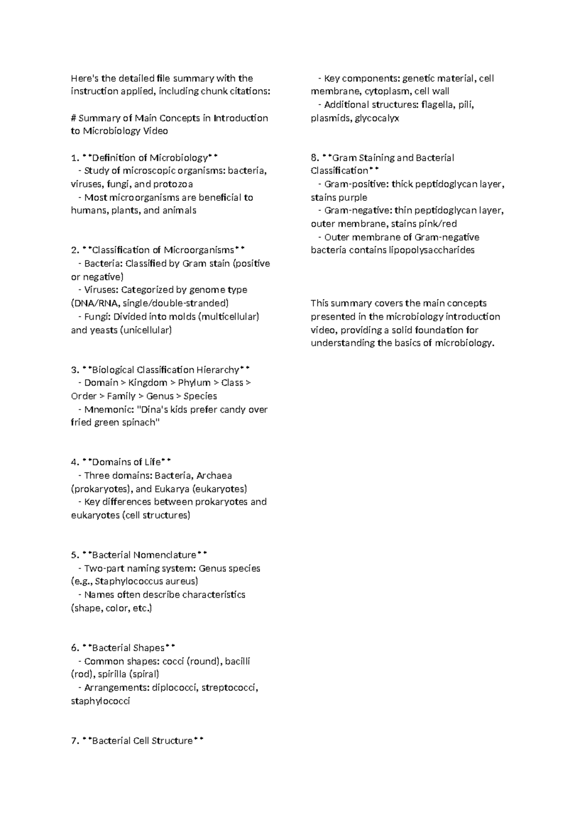 Microbiology Introduction - Here's the detailed file summary with the ...