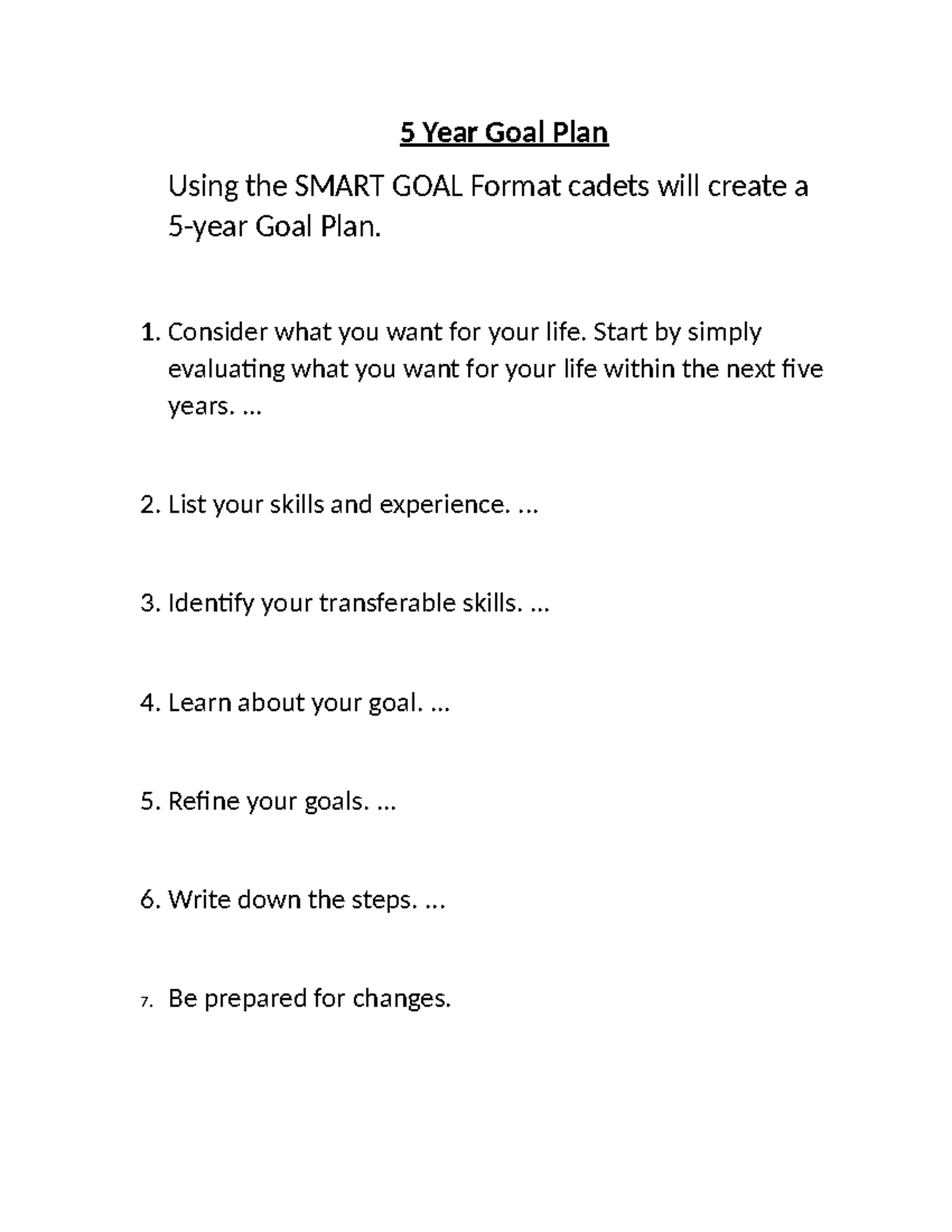 Reference Media 04 23 2024 12 10 38 0 - 5 Year Goal Plan Using the ...