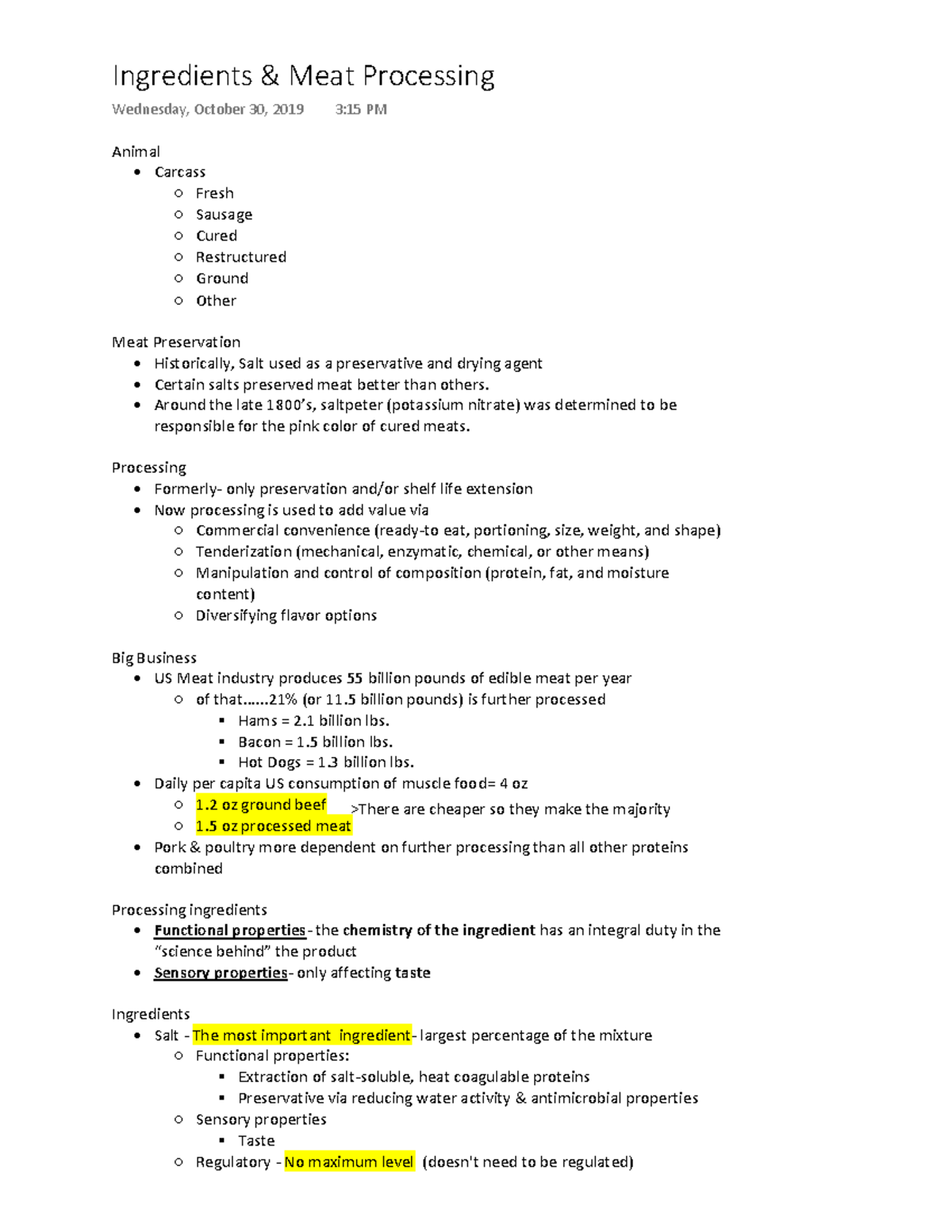 Ingredients and Meat Processing - Warning: TT: undefined function: 32 ...