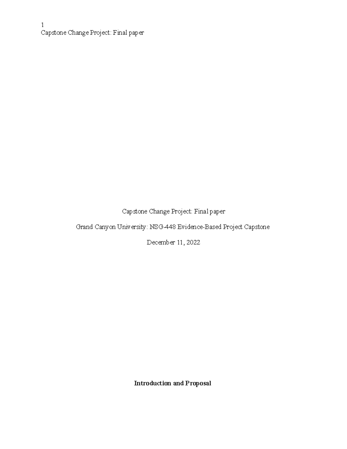 Capstone Change Project: Managing Pediatric Pain with Virtual Reality ...