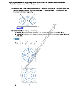 optimization: Local Extrema - Engineering Calculus 1 - Studocu