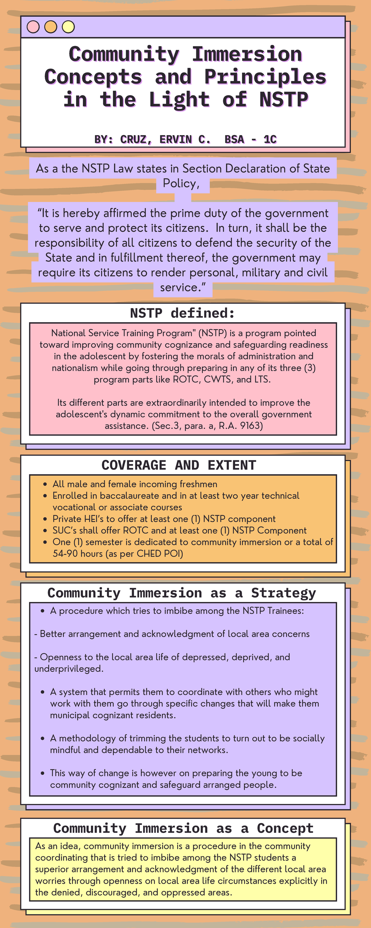 CWTS CRUZ ACTIVITY - Community ImmersionCommunity Immersion Concepts ...