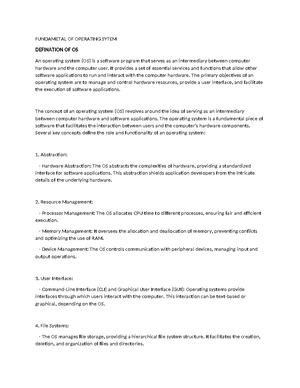 Visual programming - NOTES FOR DIPLOMA N ICT MODULE 2 - Information ...