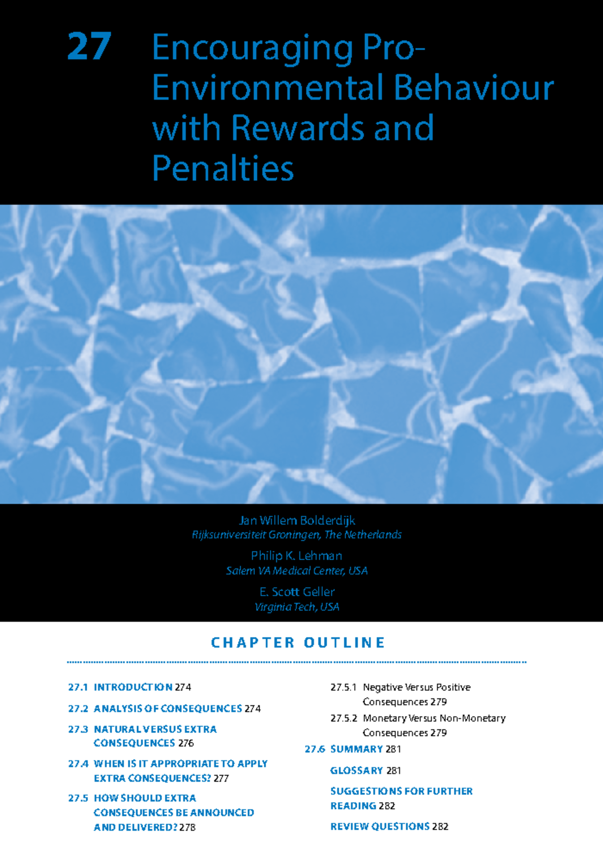 Encouraging pro-environmental behaviour - 27 Encouraging Pro ...