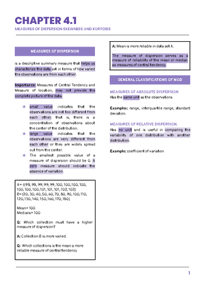 Notes STAT 101 Chapter 2 - DATA COLLECTION USE OF DOCUMENTED DATA ...
