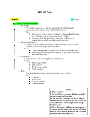 MIS 180 Simpath notes - MIS 180 Simpath notes Access Chapter 1 simpath ...