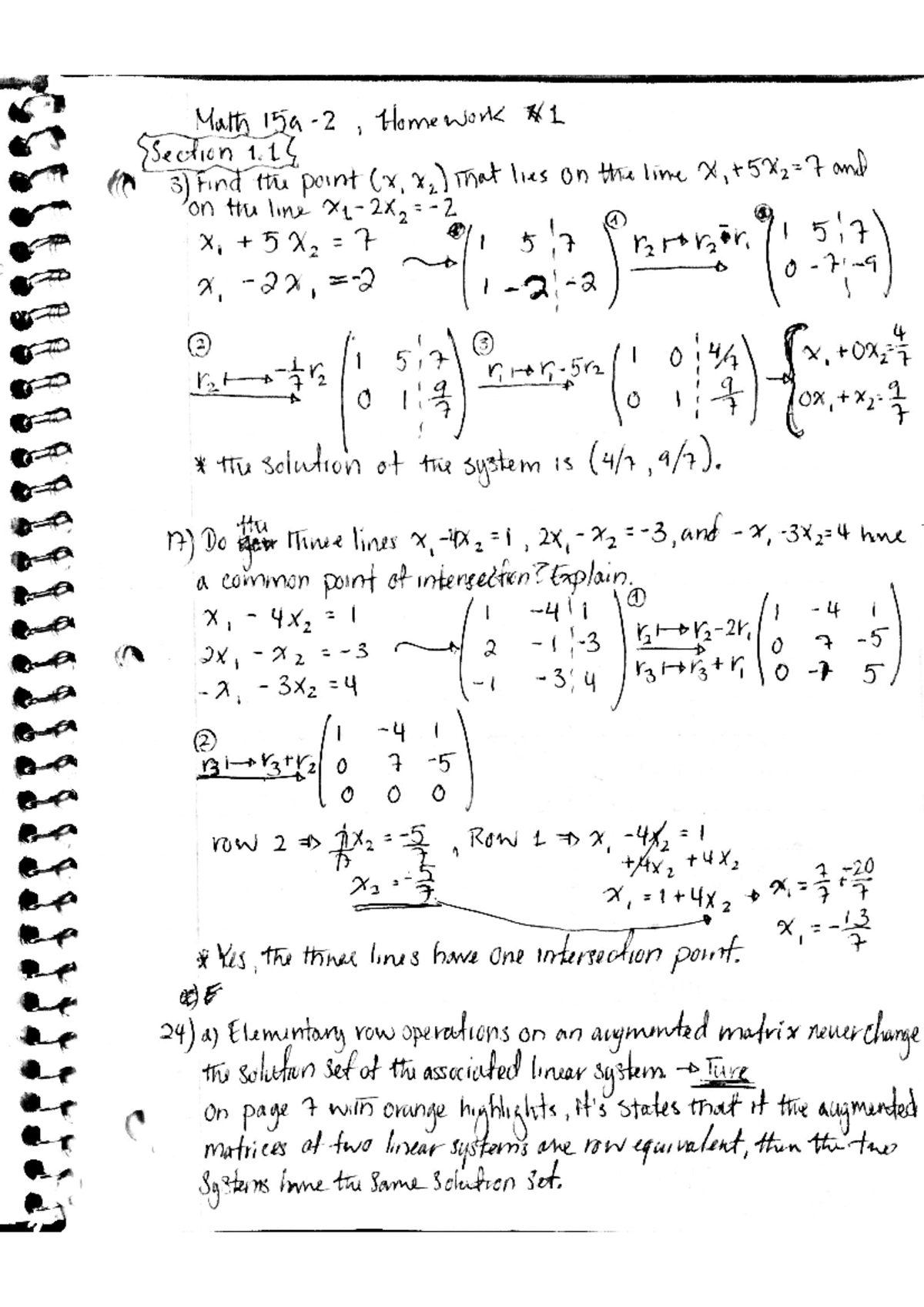 Math 15a HW #1 - Mathematics - MATH 15A - Studocu
