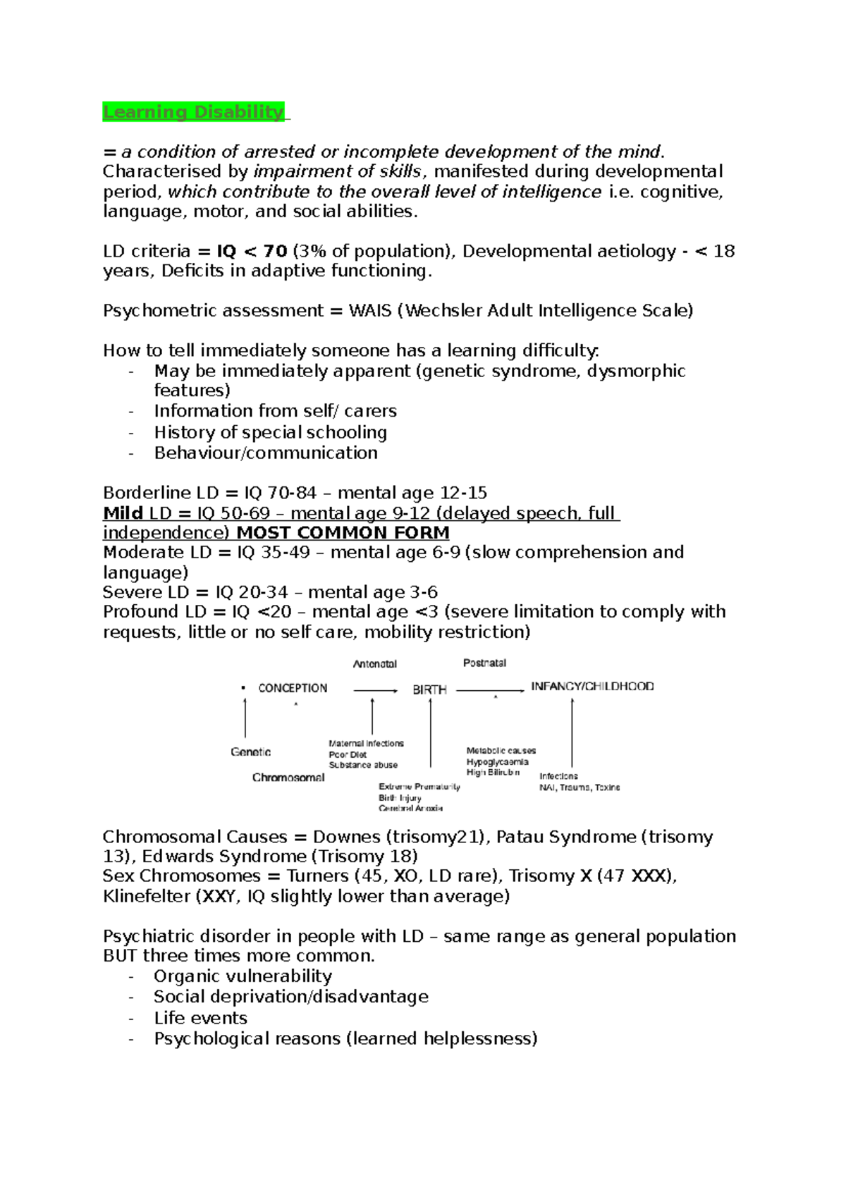 Learning Disability - An in depth overview of the entitled topic ...