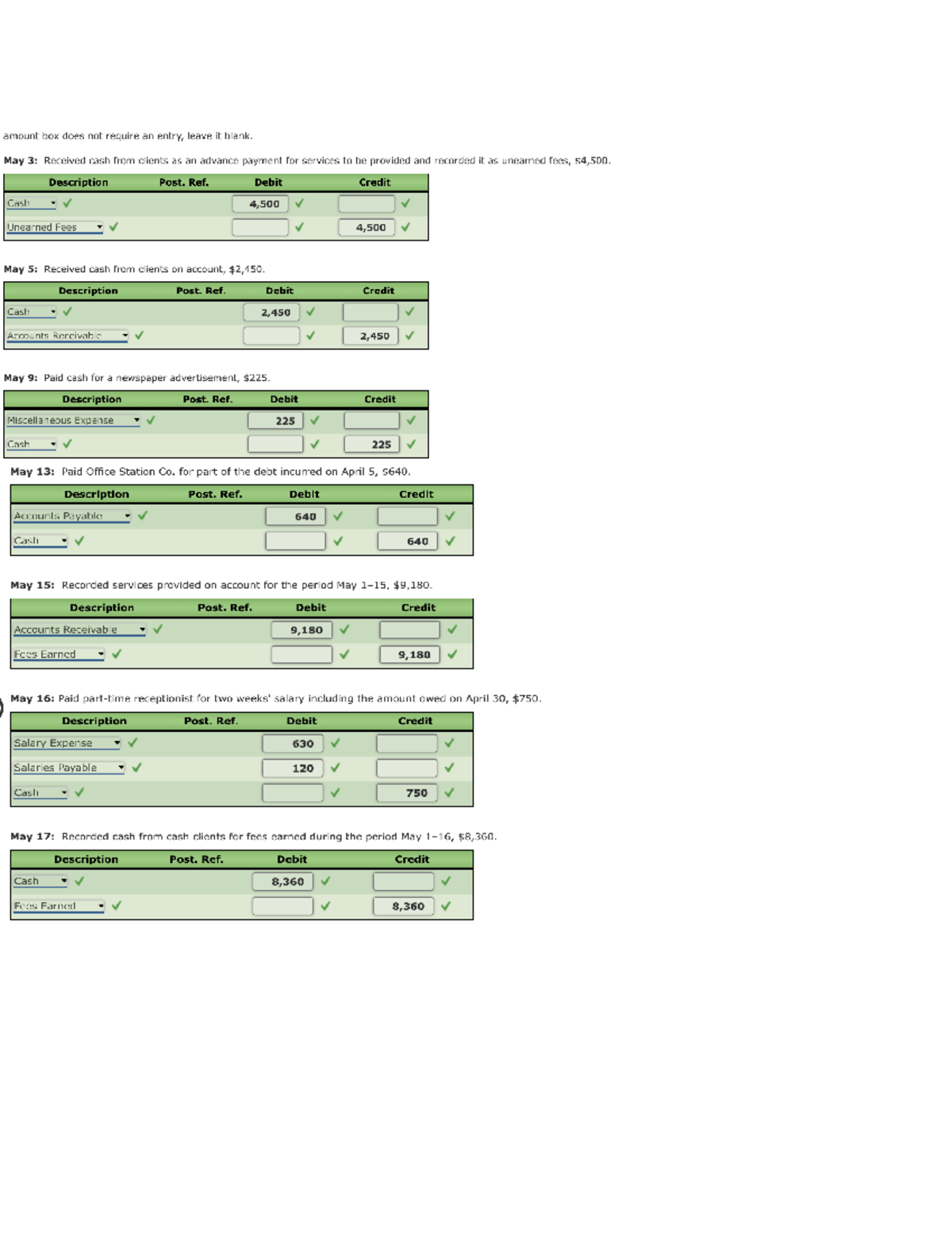 Comprehensive Problems Part 1-3 - ACC 201 - Studocu