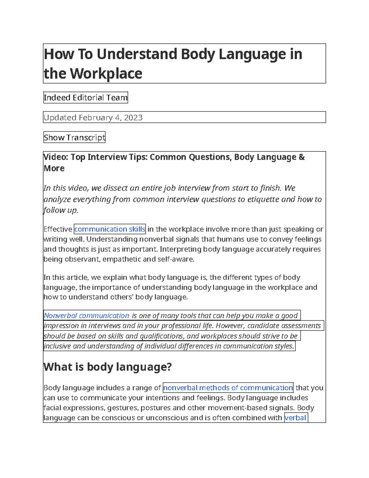 How To Understand Body Language in the Workplace - How To Understand ...