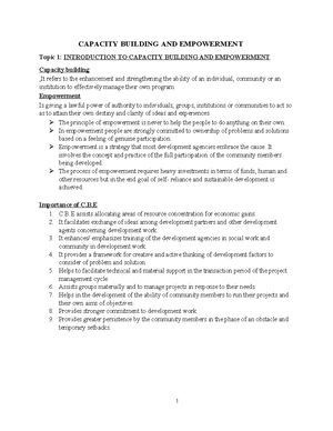 Introduction to Community Development - 1 CHAPTER 1. INTRODUCTION TO ...