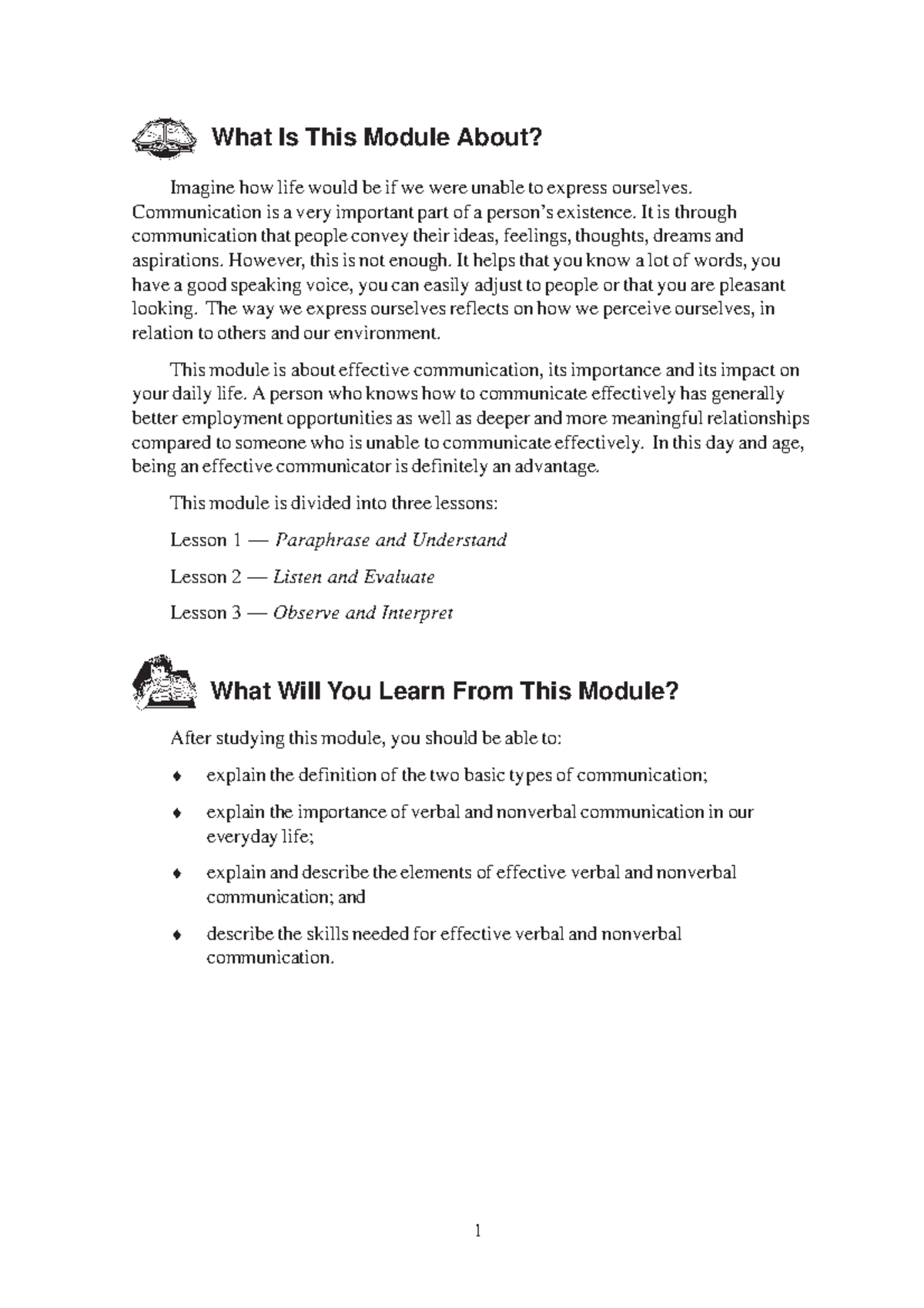 Effective Communication Effective Communication - What Is This Module ...