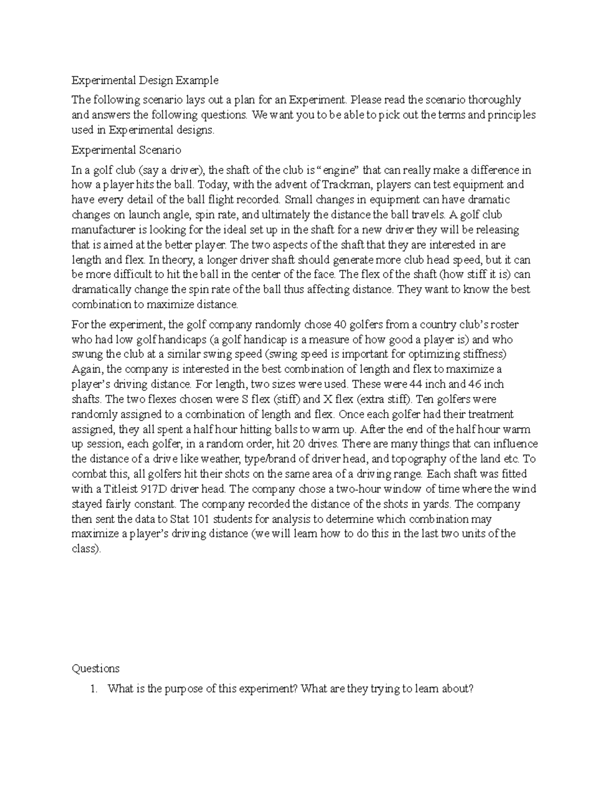 Experimental+Design+Example-2 - Experimental Design Example The ...