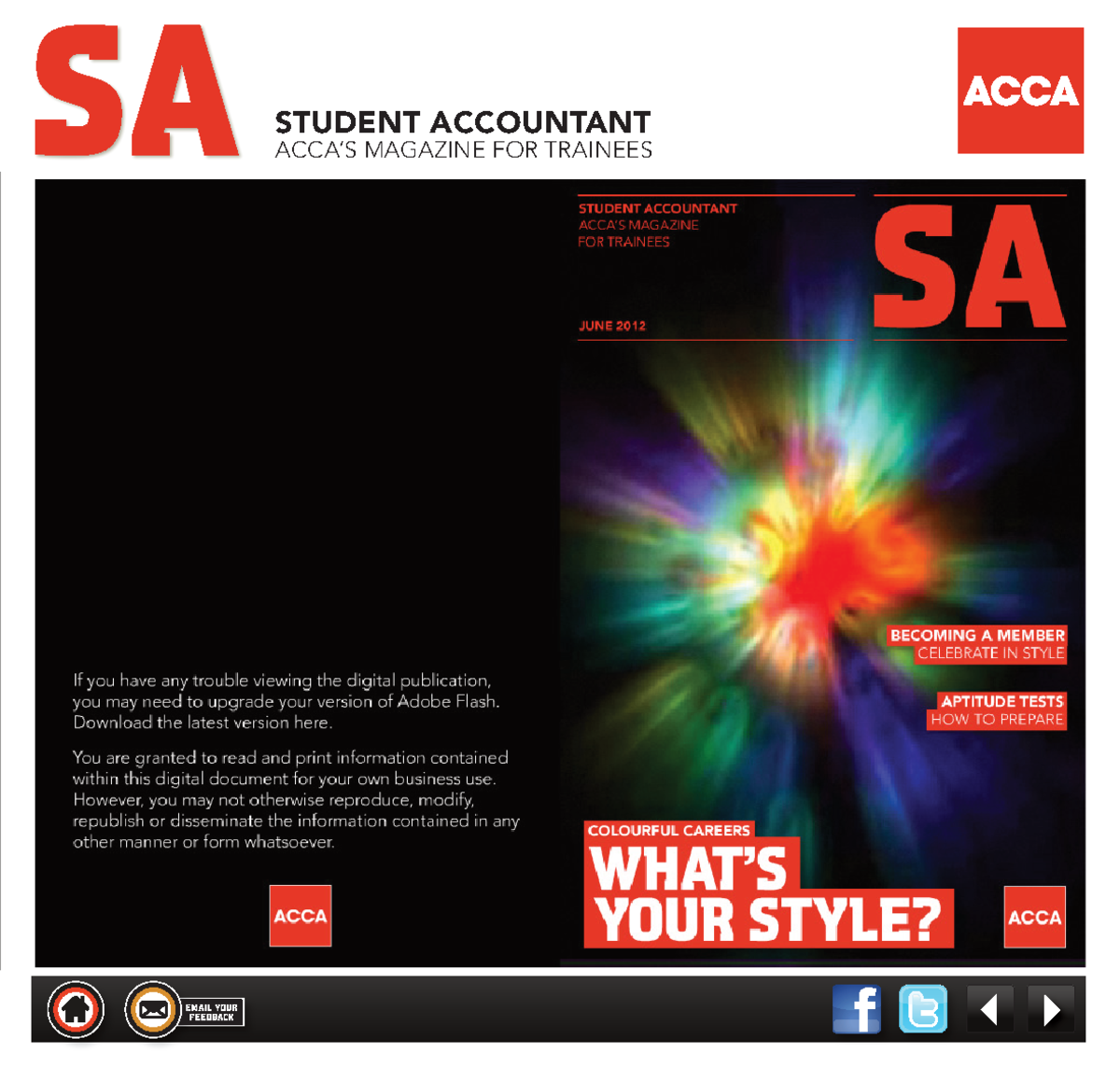 Sa june12 - ACCA Student Accountant 2012 - ACCA’S MAGAZINE FOR TRAINEES ...