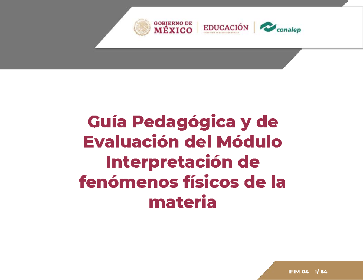 03-GP Inter Fen Fís Mat - Guía Pedagógica y de Evaluación del Módulo ...