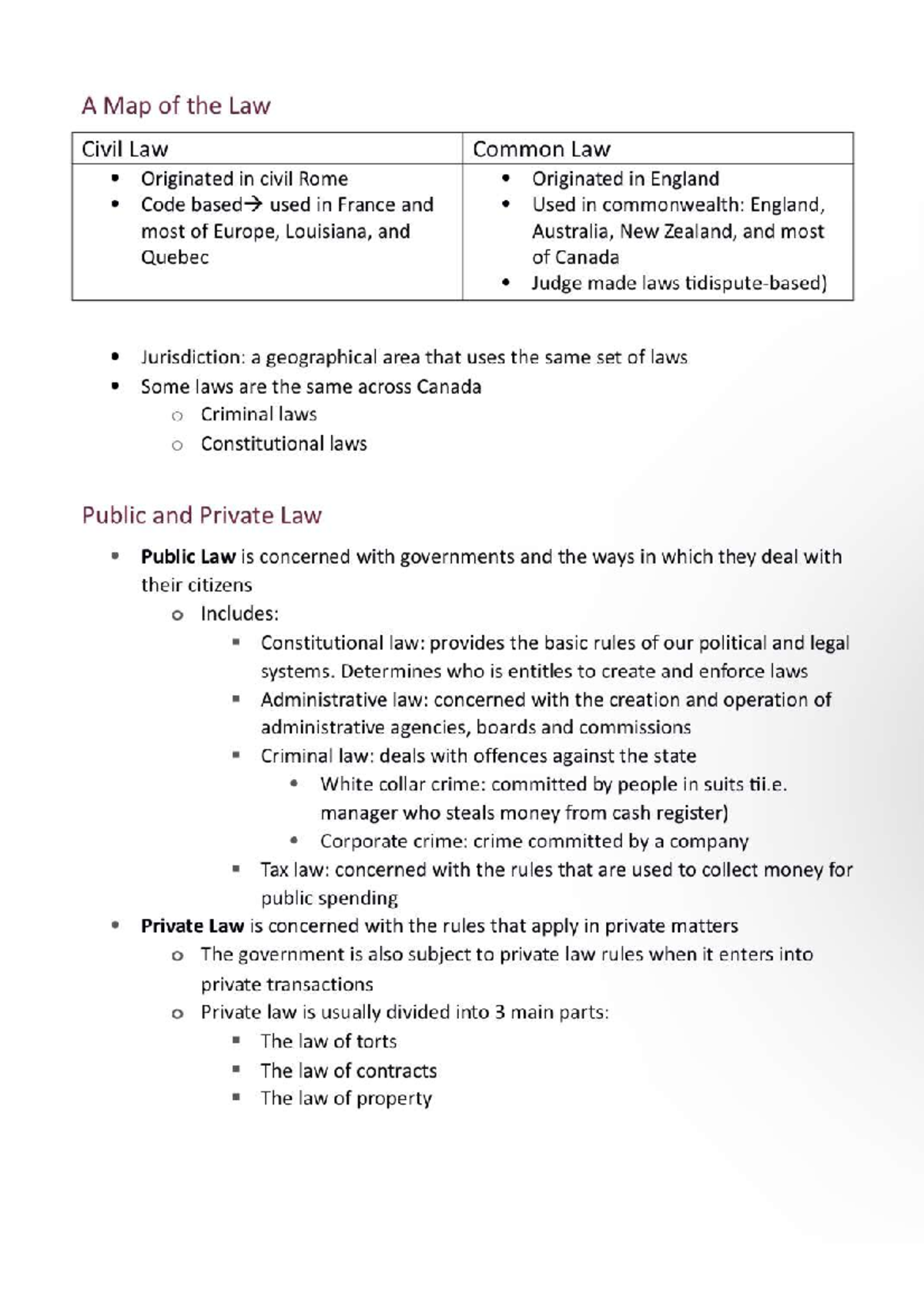 Law 122 note - .$:&/$:$/7/ - LAW 122 - Studocu